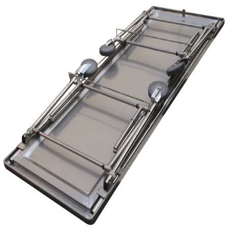 Multi-Height Folding Embalming Table