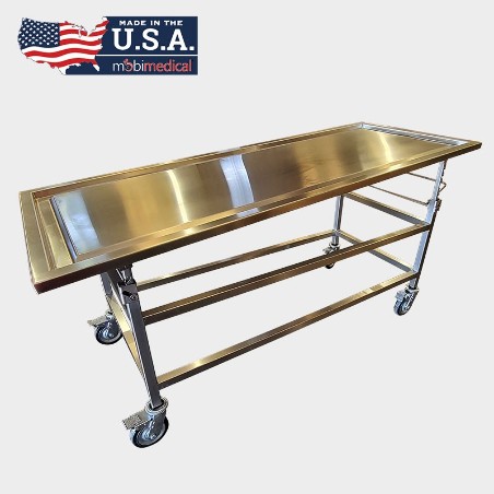 MOBI HD Stainless Steel Multi-Height Embalming Table